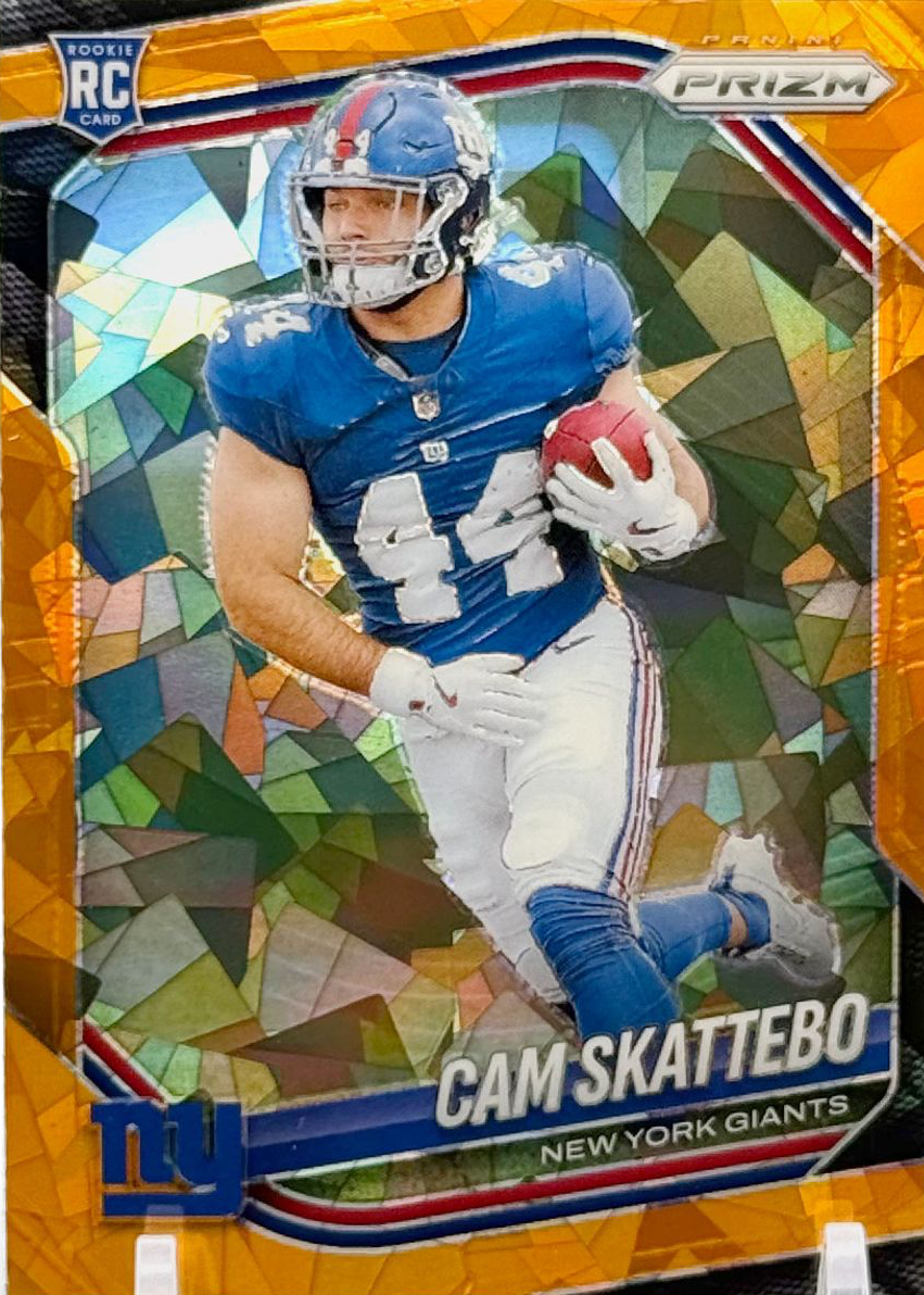 Cam Skattebo 2025 Prizm #363 Orange Ice Price Guide - Sports Card Investor