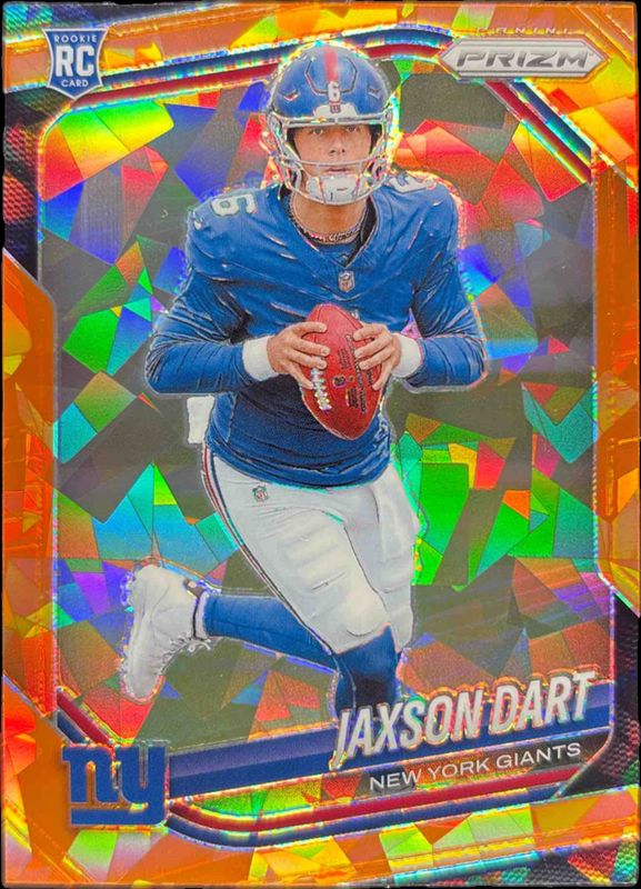Jaxson Dart 2025 Prizm #332 Orange Ice Price Guide - Sports Card Investor