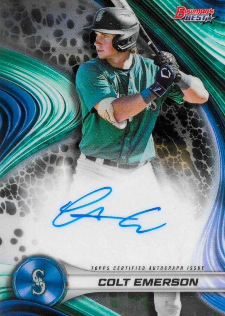 Colt Emerson 2024 Bowman's Best #B24-CE Best of 2024 Autographs Price ...