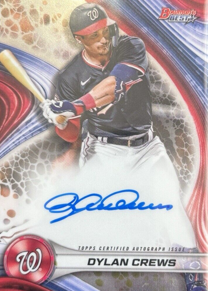 Dylan Crews 2024 Bowman's Best #B24-DC Best of 2024 Autographs Price ...