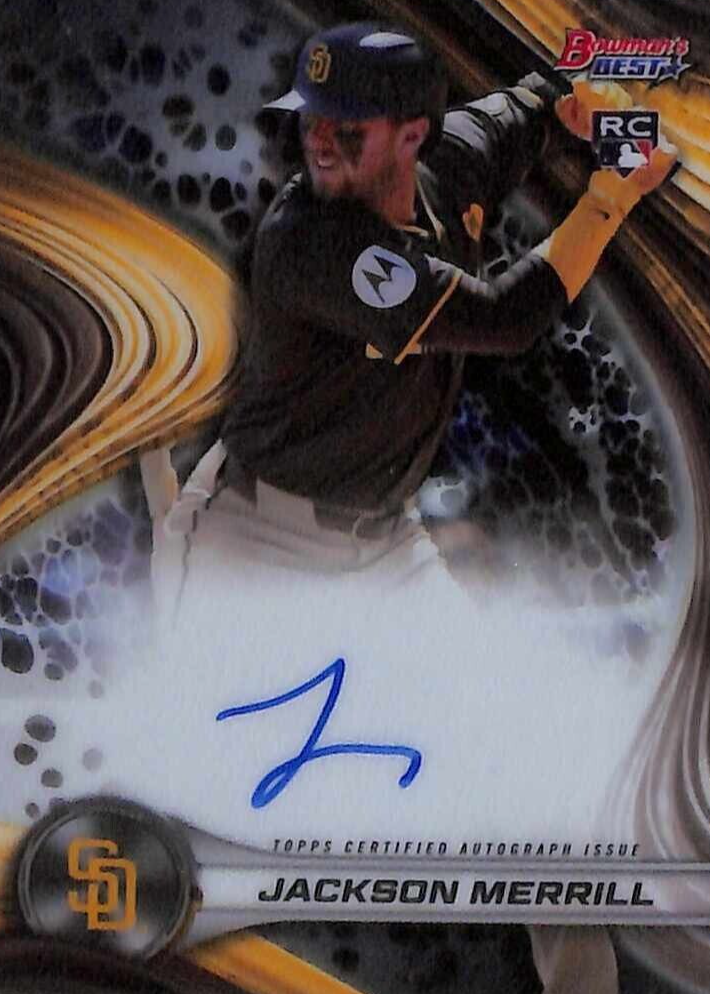 Jackson Merrill 2024 Bowman's Best #B24-JM Best of 2024 Autographs ...