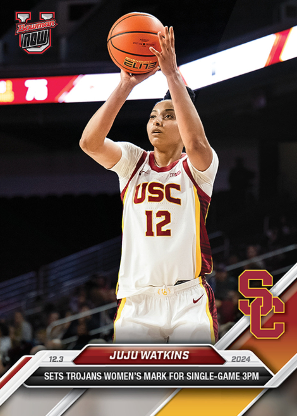 JuJu Watkins 2024 Bowman U Now #22 Base (Print Run: 1,014) Price Guide - Sports Card Investor