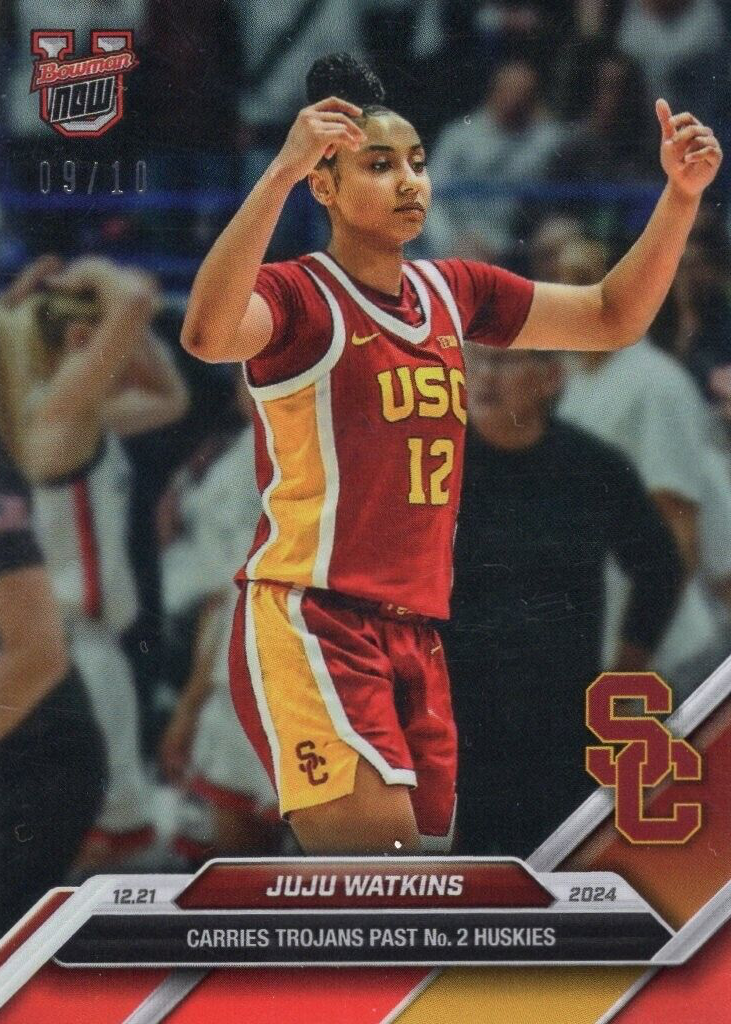 JuJu Watkins 2024 Bowman U Now #35 Red /10 Price Guide - Sports Card Investor