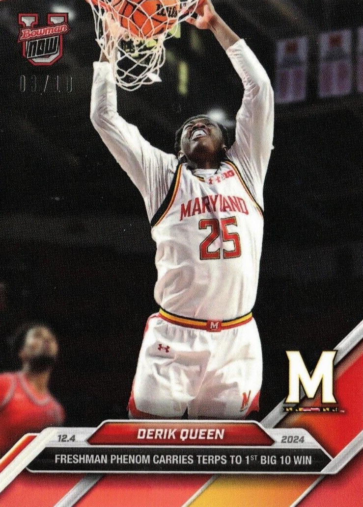 Derik Queen 2024 Bowman U Now #24 Red /10 Price Guide - Sports Card ...