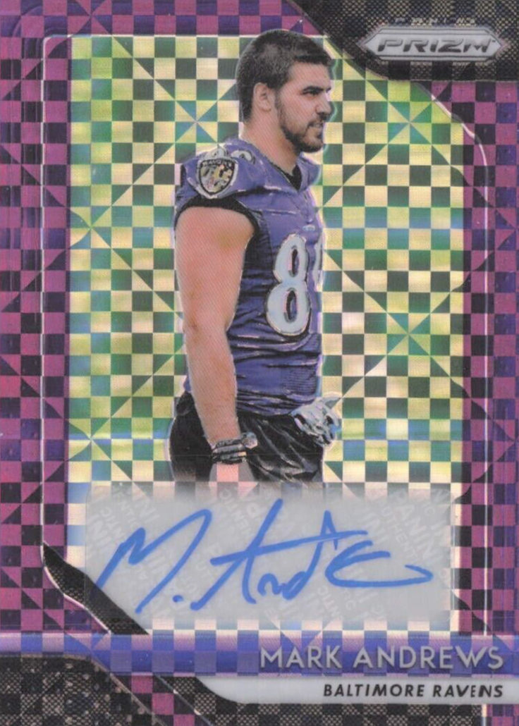 Mark Andrews 2018 Prizm #RA-MAN Rookie Autographs - Purple Power (/49 ...
