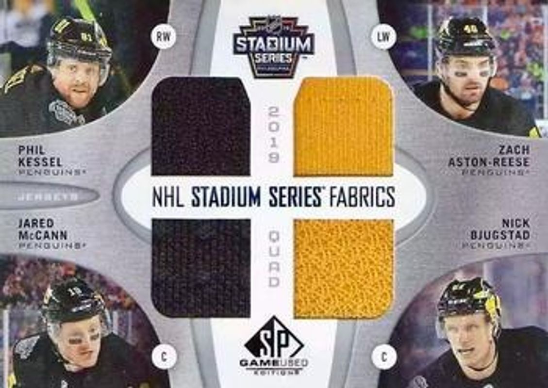 Jared McCann / Phil Kessel / Zach Aston-Reese 2019 SP Game Used #SS4 ...