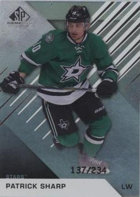 Patrick Sharp 2016 SP Game Used #73 Rainbow Player Age /219 Price Guide ...