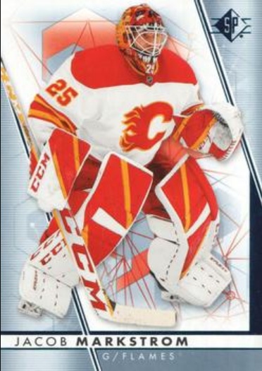 Jacob Markstrom 2022 SP #96 Blue Price Guide - Sports Card Investor