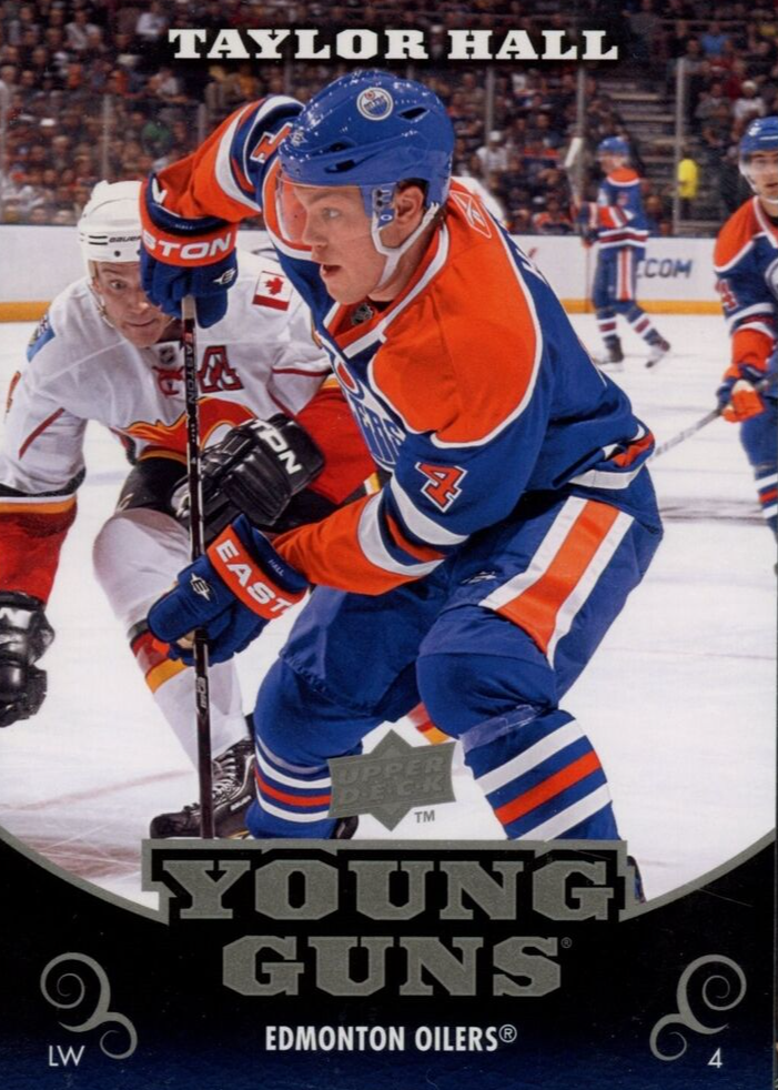 Taylor Hall 2010 Upper Deck #OS14 Young Guns - Jumbo Price Guide ...