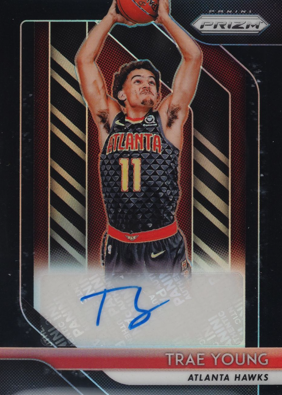 Trae Young 2018 Prizm #RS-TYG Rookie Signatures - Black /1 Price Guide ...