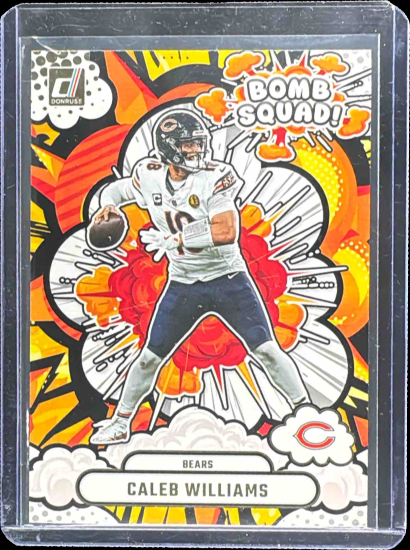 Caleb Williams 2025 Donruss #BS-CWS Bomb Squad Price Guide - Sports ...