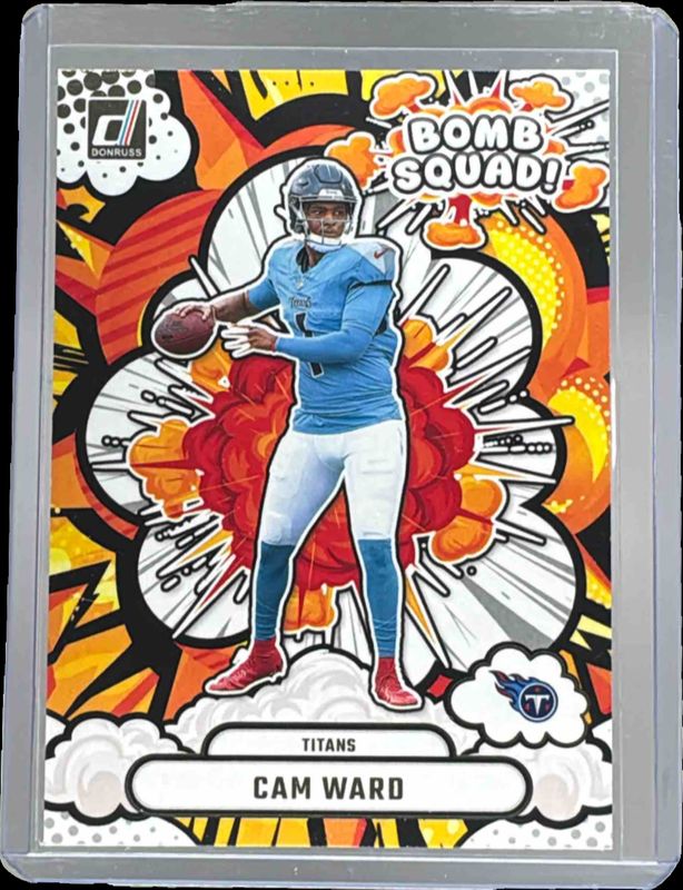 Cam Ward 2025 Donruss #BS-CWD Bomb Squad Price Guide - Sports Card Investor