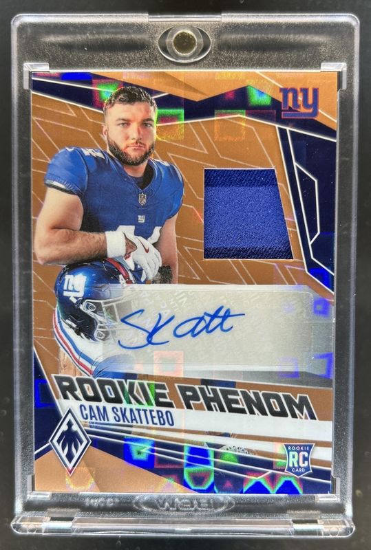 Cam Skattebo 2025 Phoenix #31 Rookie Phenoms Jersey Autographs - Bronze ...