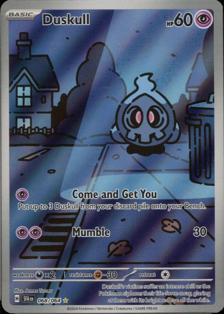 Duskull 2024 Scarlet & Violet: Shrouded Fable #068/064 Illustration ...