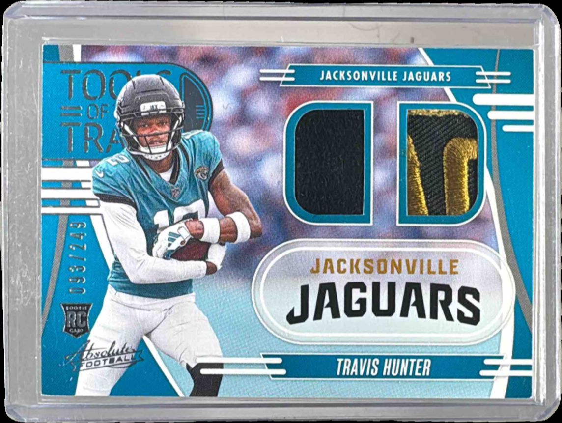 Travis Hunter 2025 Absolute #TTD-THU Tools of the Trade Double /249 ...