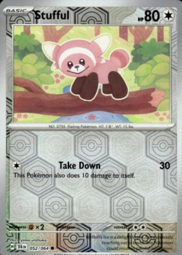 Stufful 2024 Scarlet & Violet: Shrouded Fable #052/064 Reverse Holo ...