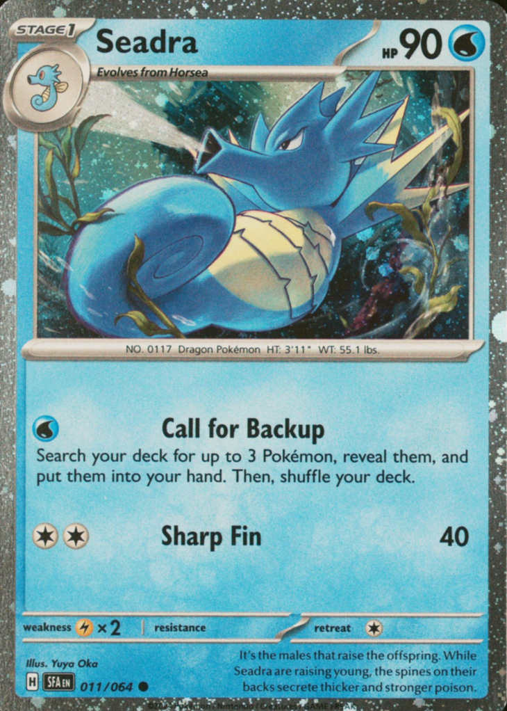 Seadra 2024 Scarlet & Violet: Shrouded Fable #011/064 Base Price Guide - Sports Card Investor