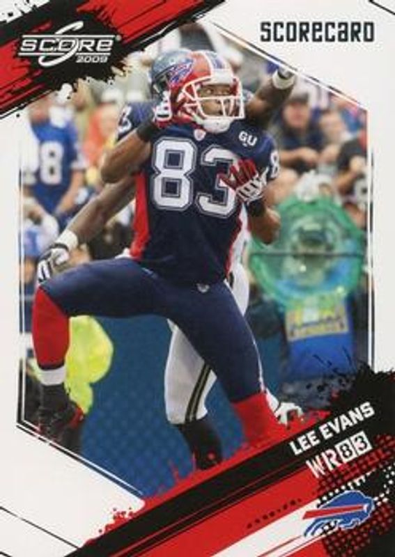 Lee Evans 2009 Score #32 Scorecard /299 Price Guide - Sports Card Investor