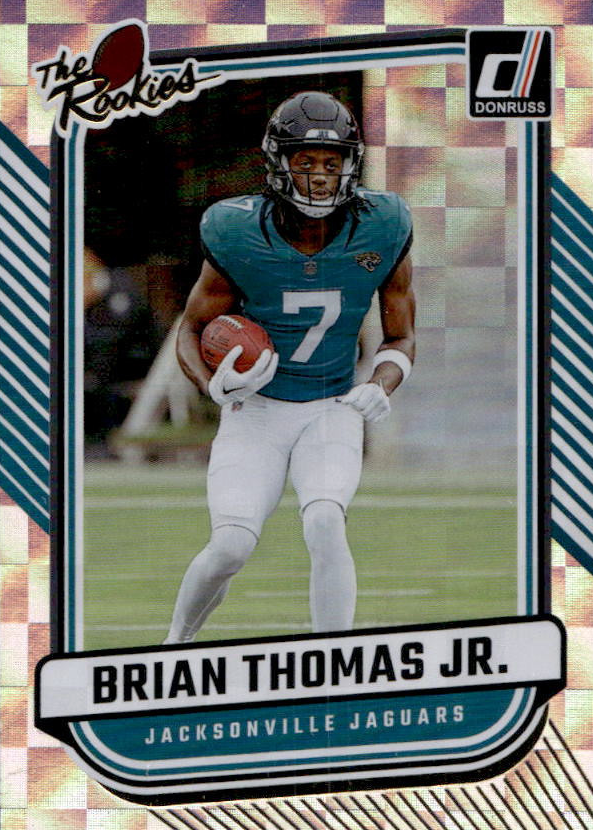 Brian Thomas Jr. 2024 Donruss #TR-8 The Rookies Price Guide - Sports ...