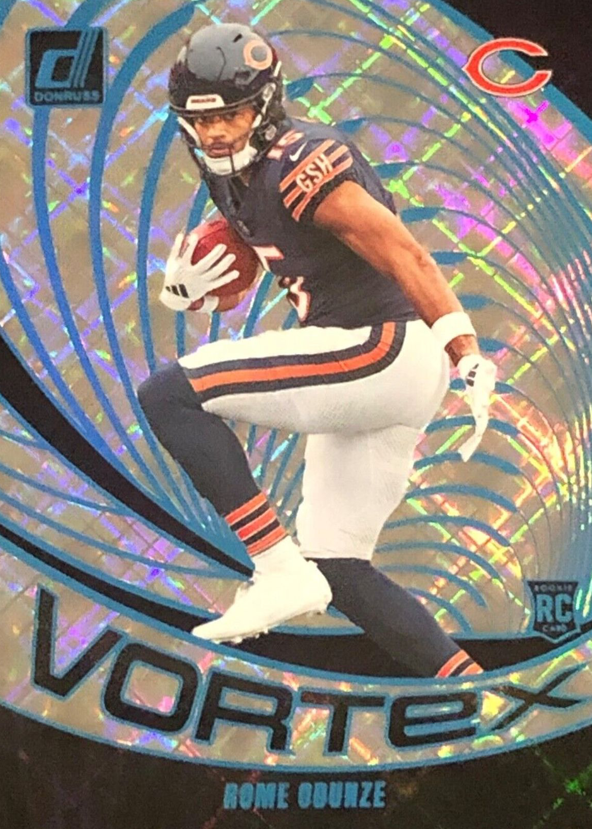 Rome Odunze 2024 Donruss #VOR-ROD Vortex - Cosmic /100 Price Guide - Sports Card Investor