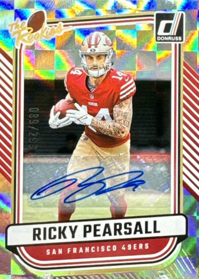 Ricky Pearsall 2024 Donruss #TR-16 The Rookies Autographs (/299) Price ...
