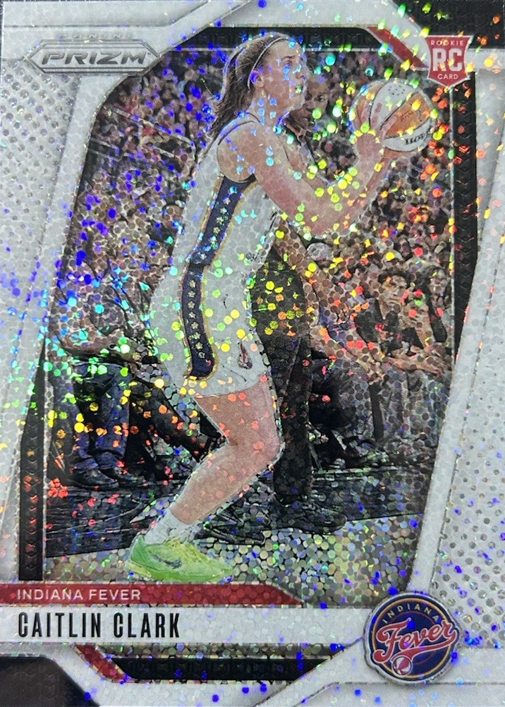 Caitlin Clark 2024 Prizm WNBA #22 White Sparkle /(SSP) Price Guide ...