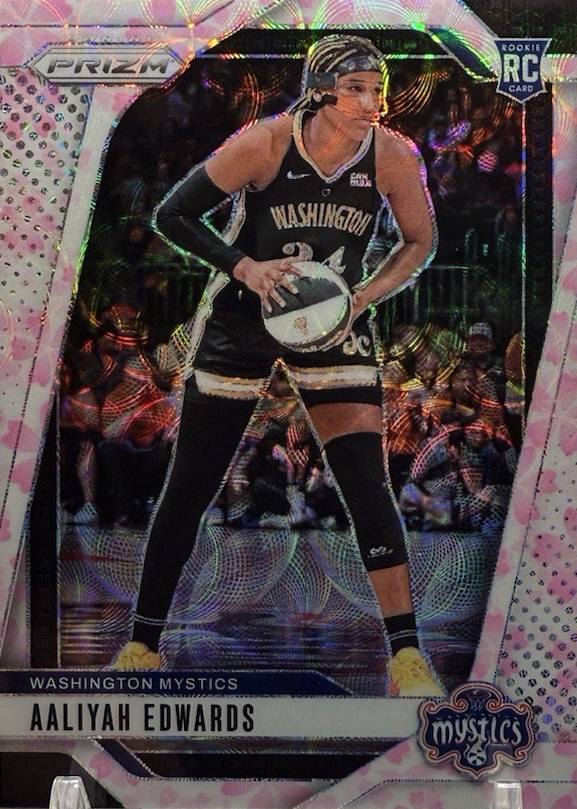 Aaliyah Edwards 2024 Prizm WNBA #70 Cherry Blossoms FOTL /20 Price ...