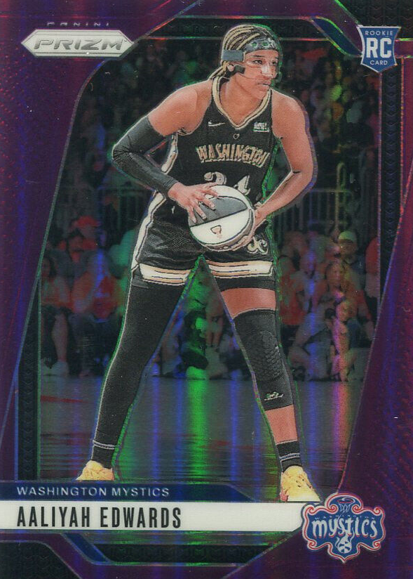 Aaliyah Edwards 2024 Prizm WNBA #70 Purple /149 Price Guide - Sports ...