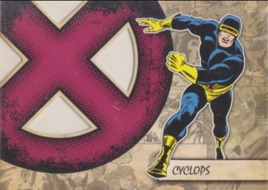 Cyclops 2011 Upper Deck Marvel Beginnings Series 1 #X-12 X Men Die-Cut ...