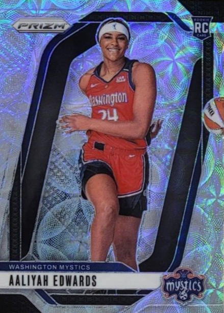 Aaliyah Edwards 2024 Prizm WNBA #142 Rookie Variation - Premium Box Set ...