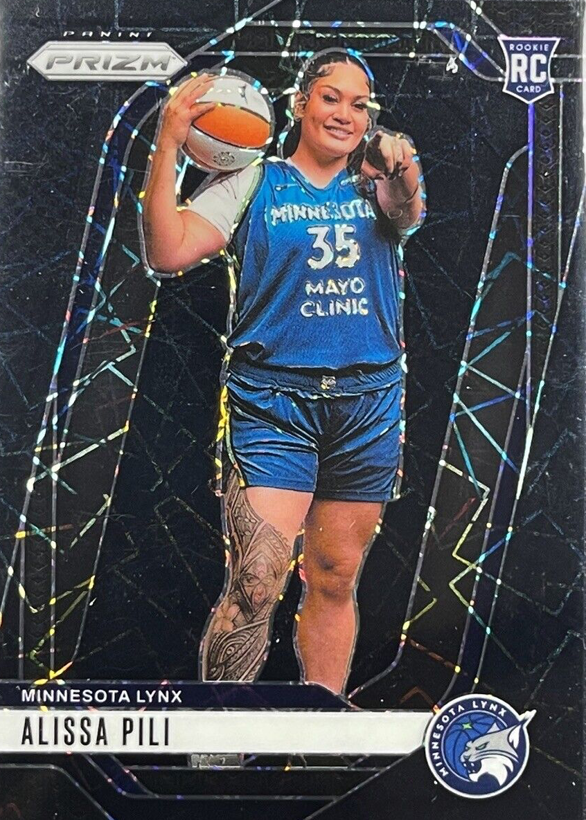 Alissa Pili 2024 Prizm WNBA #150 Rookie Variation - Black Velocity /39 ...