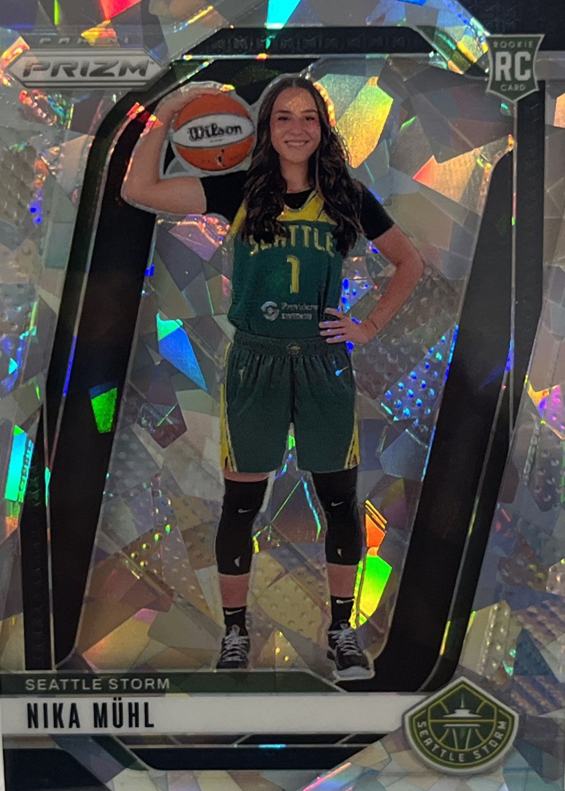 Nika Muhl 2024 Prizm WNBA #146 Rookie Variation - Ice Price Guide ...