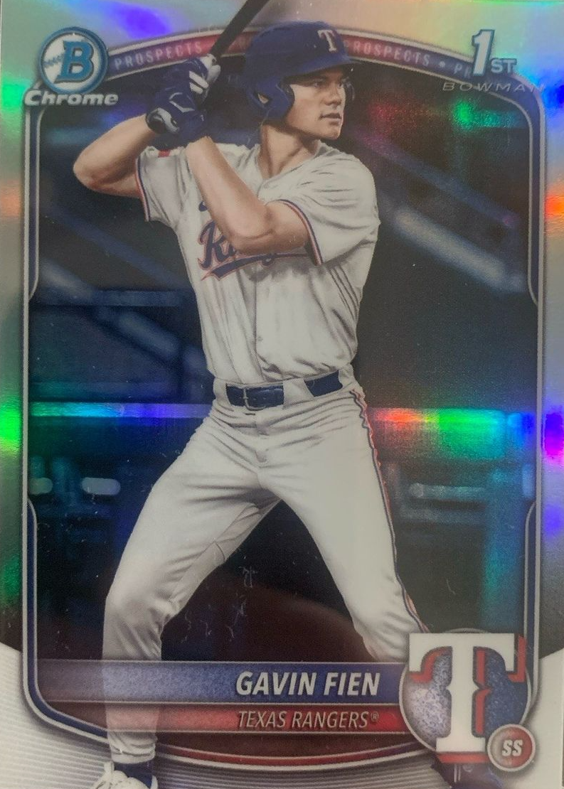 Gavin Fien 2025 Bowman Draft #BDC-15 Chrome - Refractor (1st) Price ...