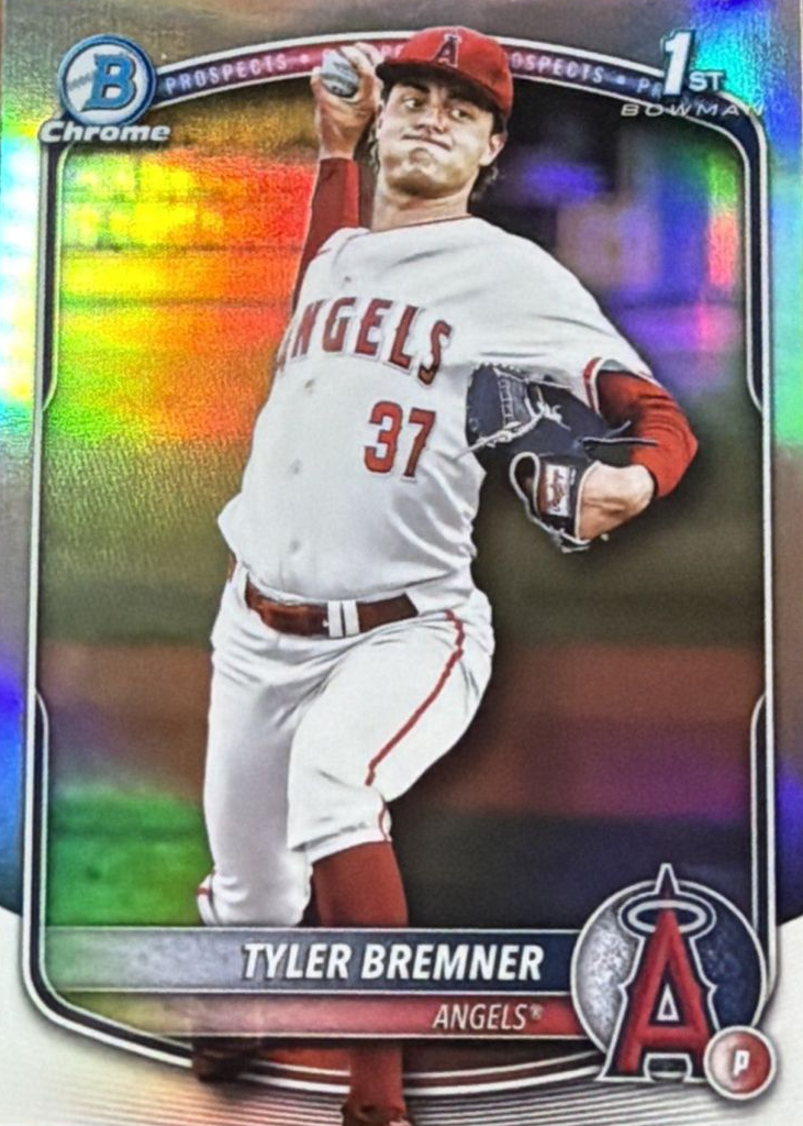 Tyler Bremner 2025 Bowman Draft #BDC-37 Chrome - Refractor (1st) Price ...
