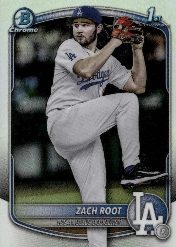 Zach Root 2025 Bowman Draft #BDC-22 Chrome - Refractor (1st) Price ...