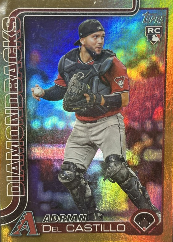 Adrian Del Castillo 2025 Topps #226 Gold Rainbow /50 Price Guide ...