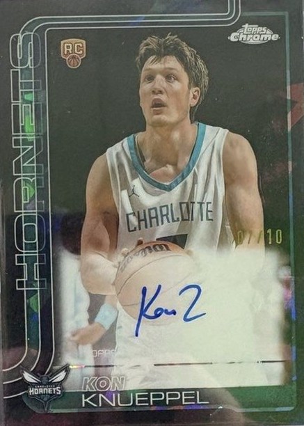 Kon Knueppel 2025 Topps Chrome Sapphire Edition #TCAR-KK Rookie ...