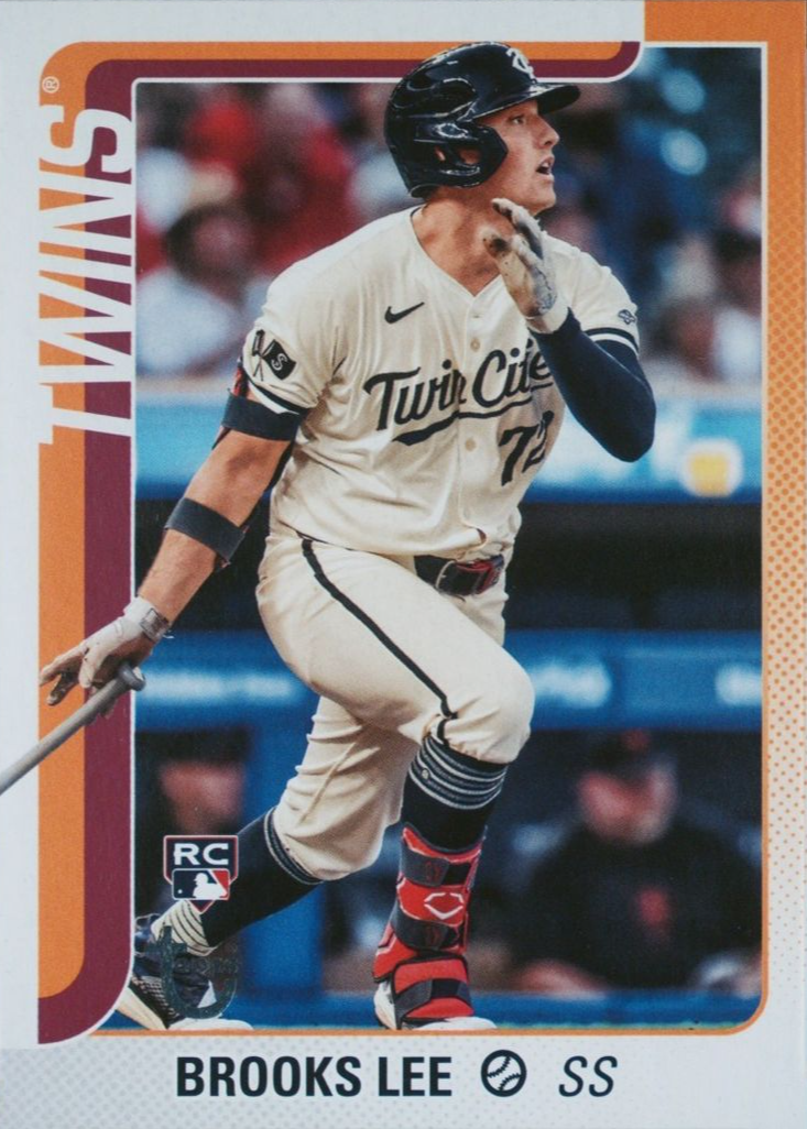 Brooks Lee 2025 Topps #317 Vintage Stock Retro /99 Price Guide - Sports ...