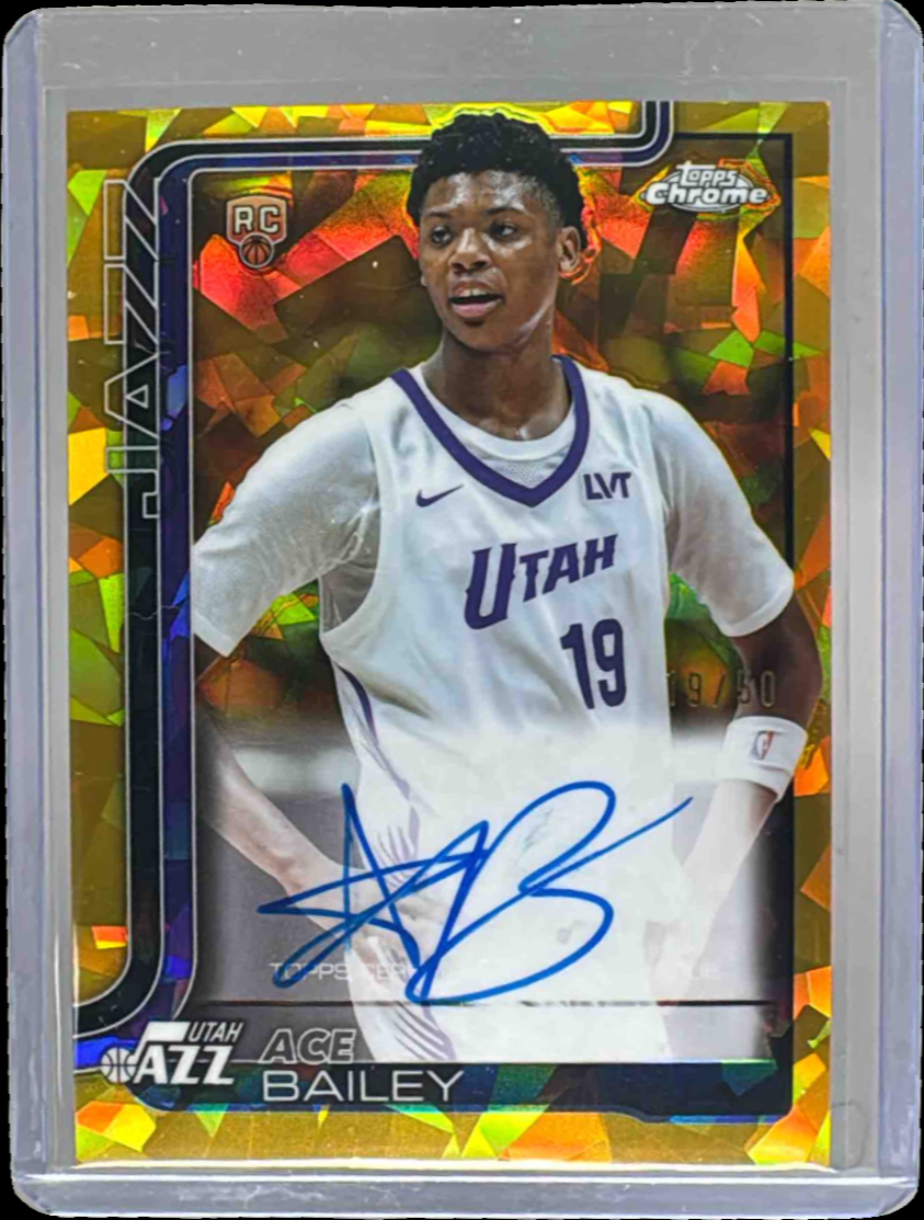 Ace Bailey 2025 Topps Chrome Sapphire Edition #TCAR-AB Rookie ...