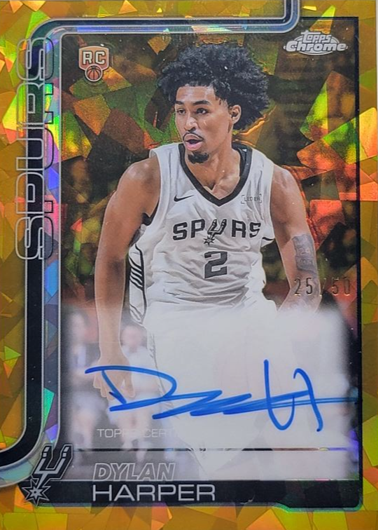 Dylan Harper 2025 Topps Chrome Sapphire Edition #TCAR-DH Rookie ...