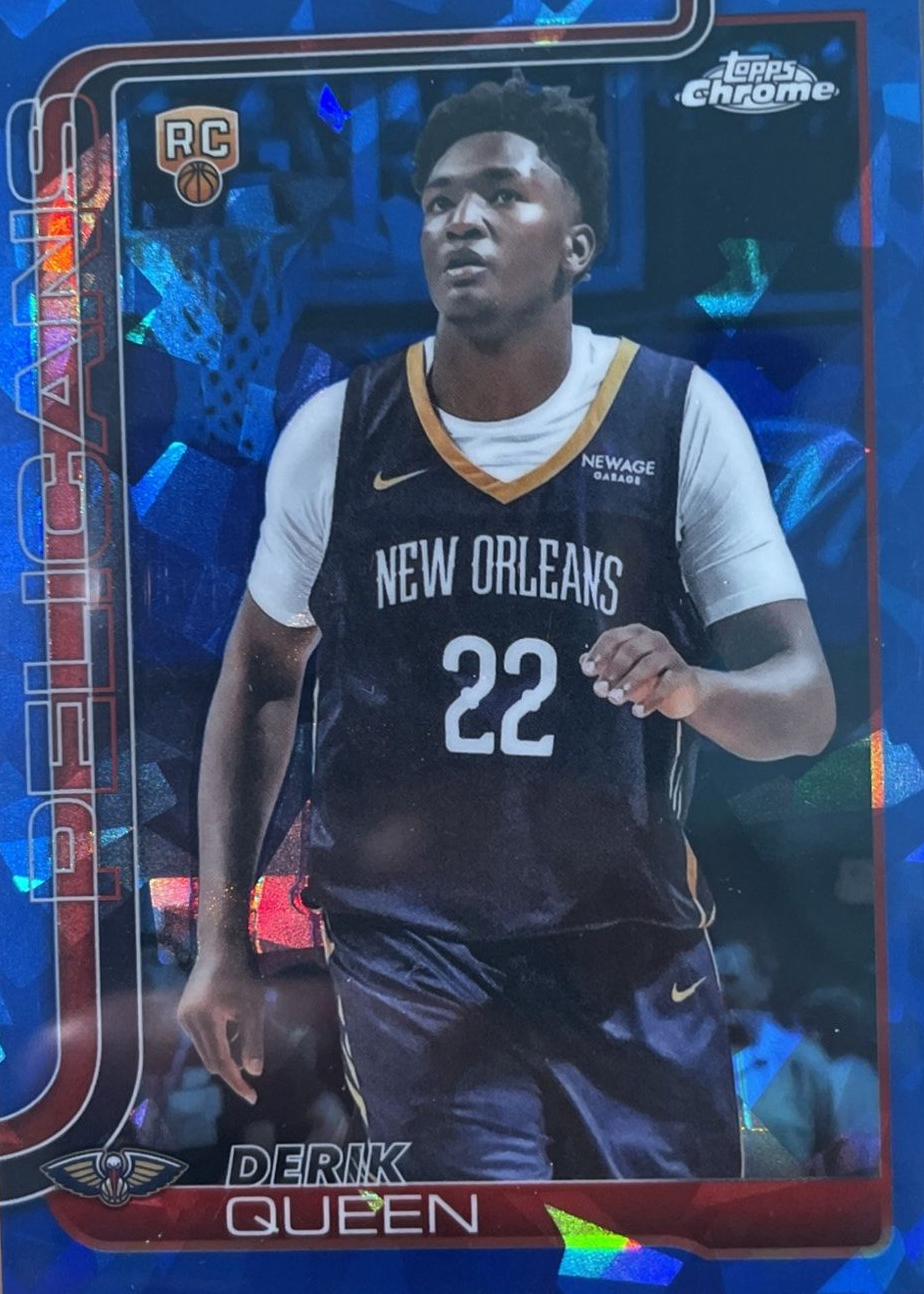 Derik Queen 2025 Topps Chrome Sapphire Edition #263 Base Price Guide ...