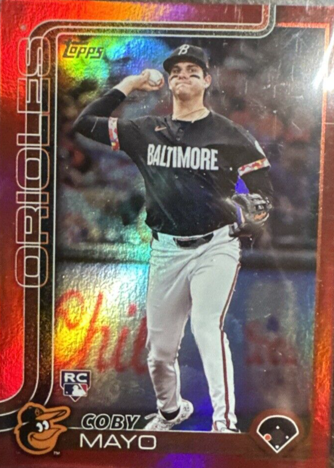 Coby Mayo 2025 Topps #20 Red Rainbow /5 Price Guide - Sports Card Investor