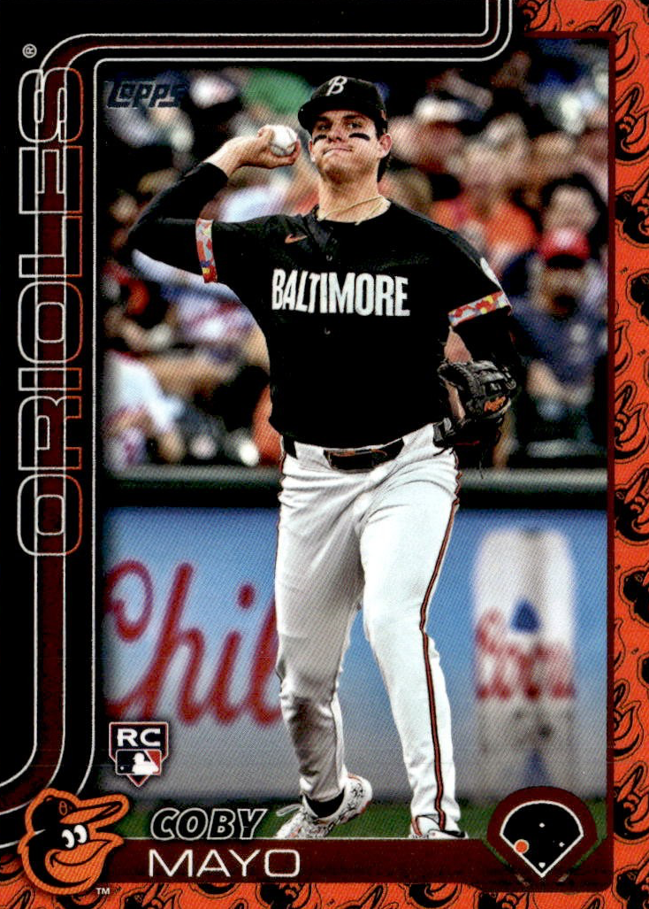 Coby Mayo 2025 Topps #20 Team Color Price Guide - Sports Card Investor