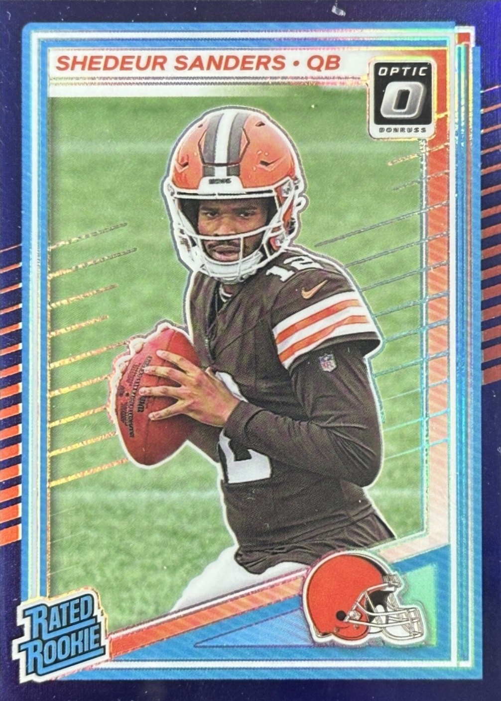 Shedeur Sanders 2025 Optic #203 Purple /60 Price Guide - Sports Card ...
