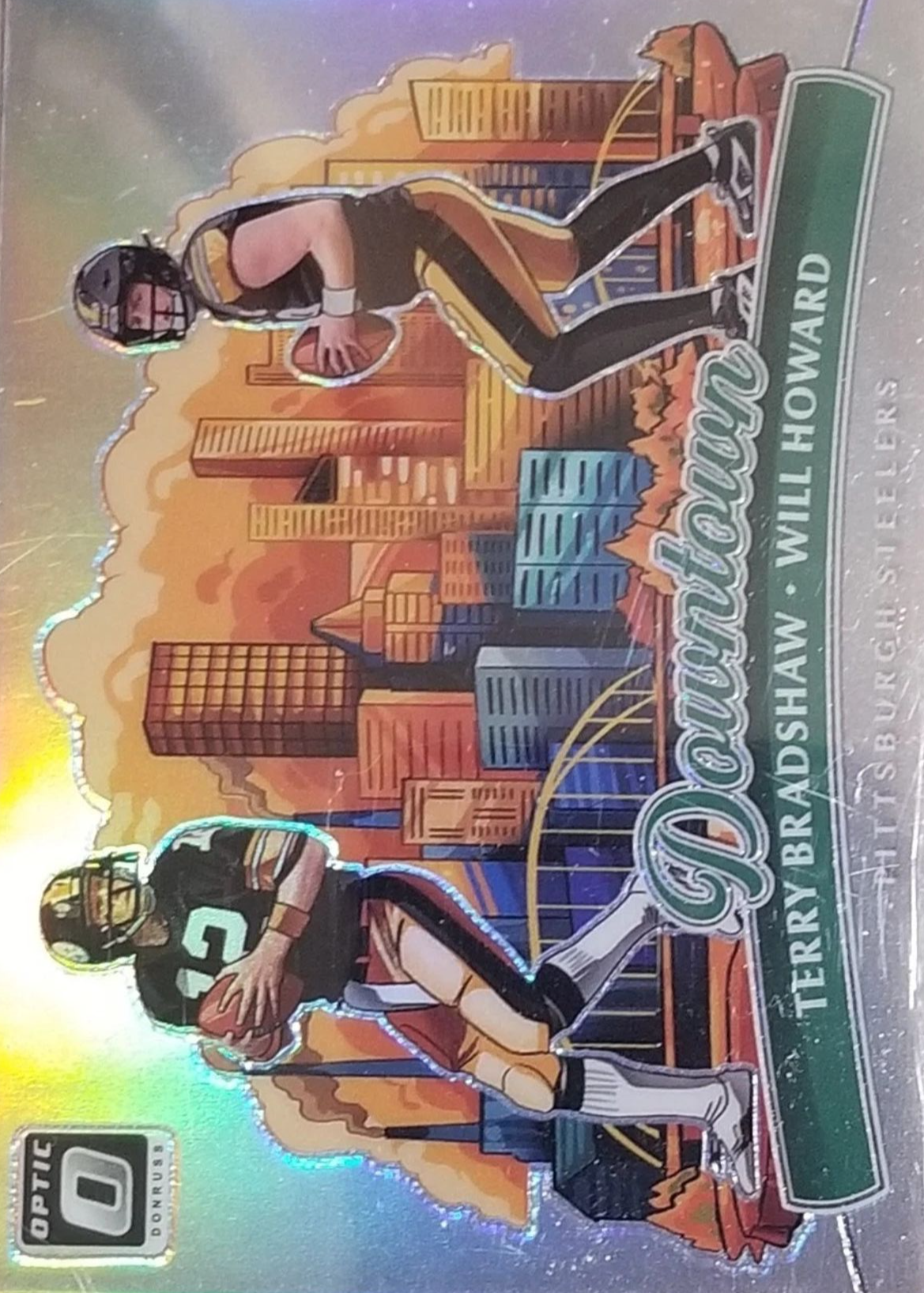 Terry Bradshaw / Will Howard 2025 Optic #11 Downtown Duos /(SSP) Price ...