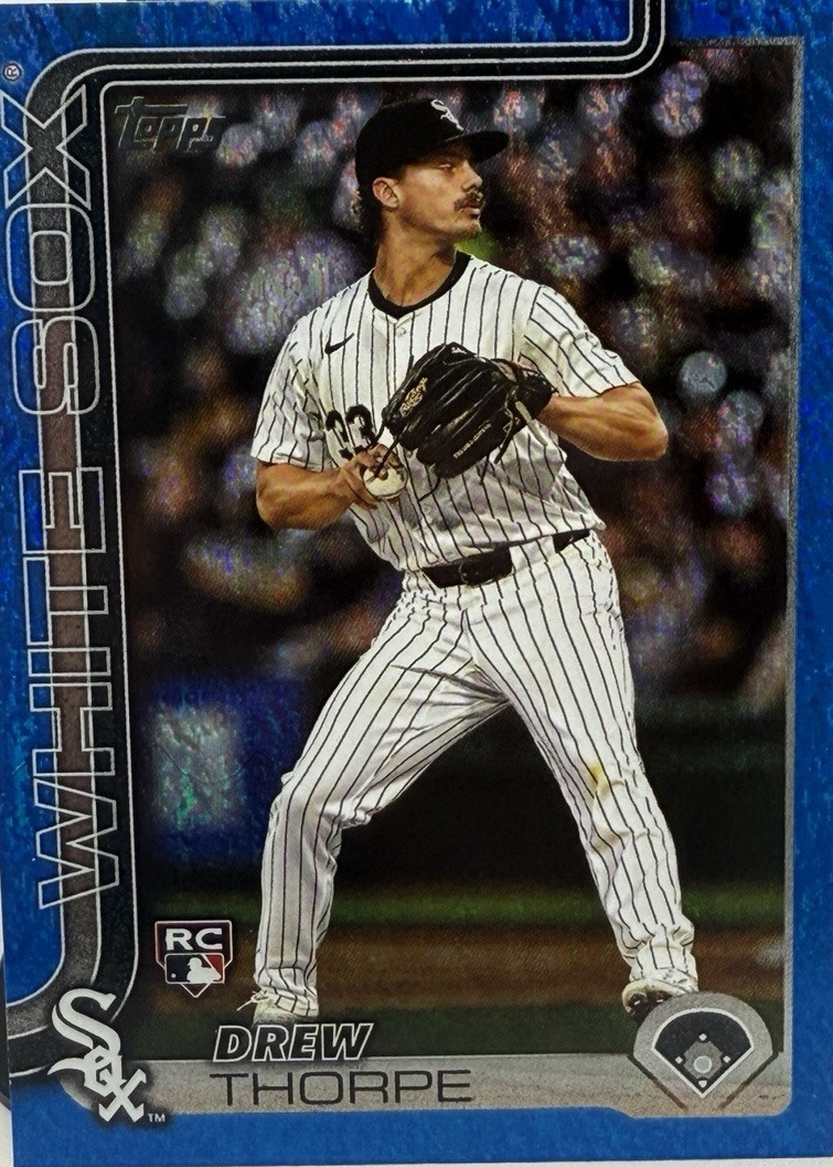 Drew Thorpe 2025 Topps #320 Blue Holo Foil /150 Price Guide - Sports ...