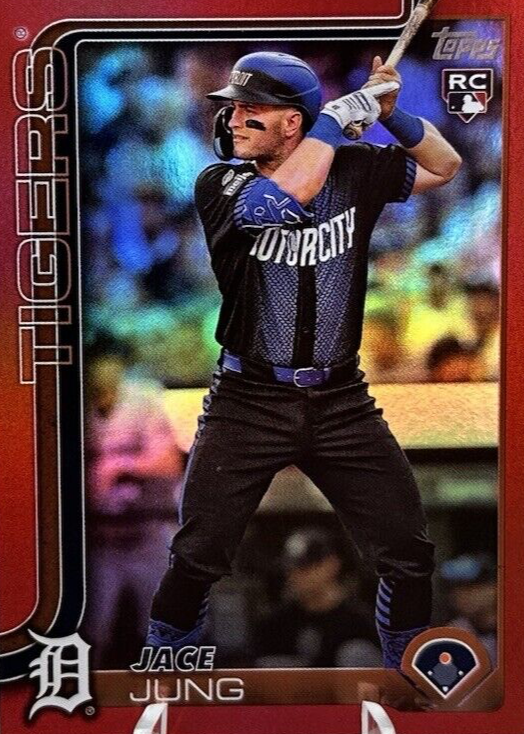 Jace Jung 2025 Topps #80 Red Rainbow /5 Price Guide - Sports Card Investor