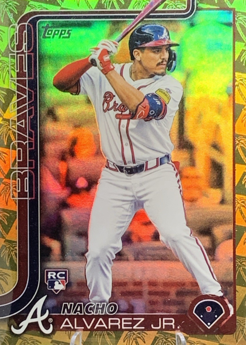 Nacho Alvarez Jr. 2025 Topps #223 Spring Training Gold Foilboard /50 ...
