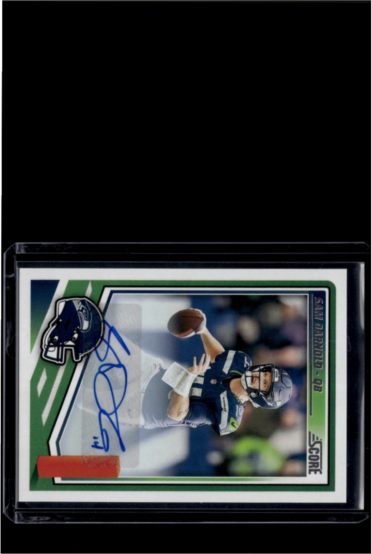Sam Darnold 2025 Score #40 Signatures Price Guide - Sports Card Investor