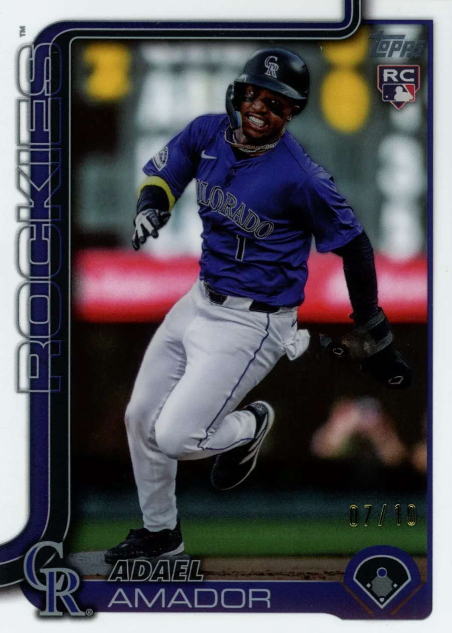 Adael Amador 2025 Topps #191 Clear /10 Price Guide - Sports Card Investor